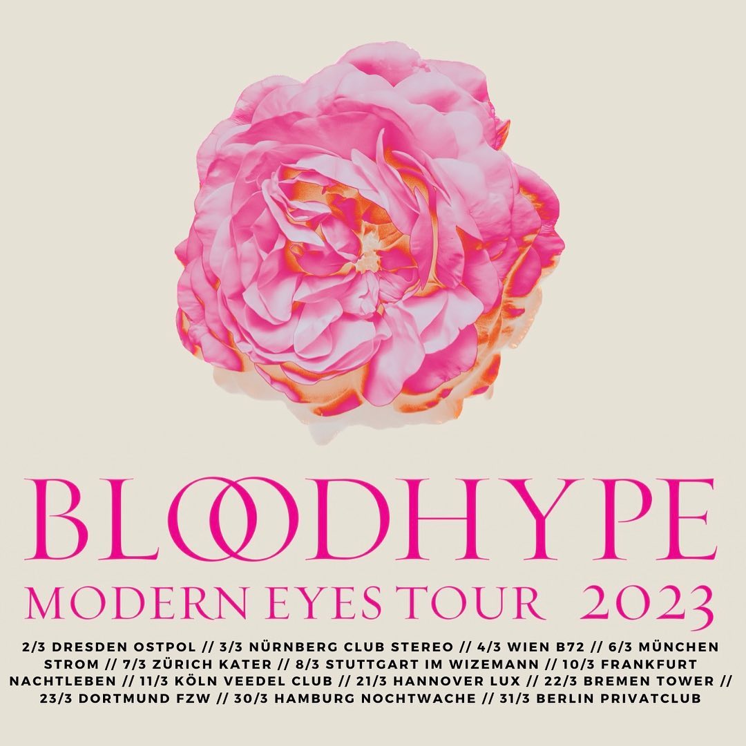 BLOODHYPE – „Modern Eyes“ – Europatour 2023 – EVENTARMY